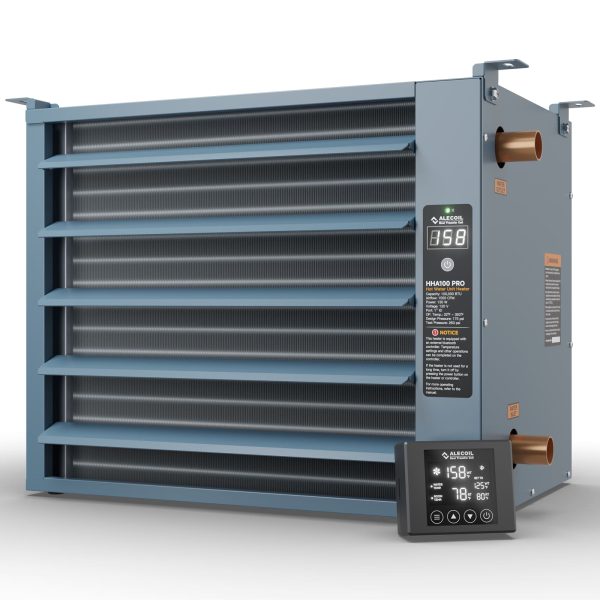 100,000 BTU Hydronic Hot Water Hanging Unit Heater with Remote ...