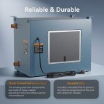 100,000 BTU Hydronic Hot Water Hanging Unit Heater with Remote Temperature Control Water to Air ...